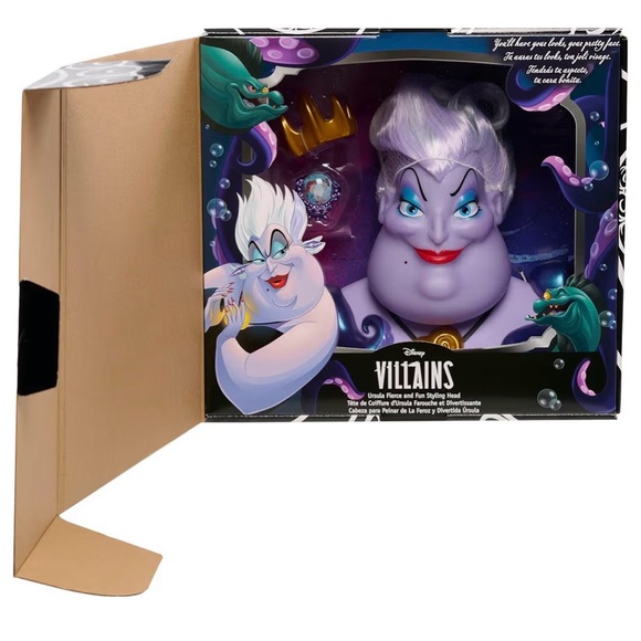 Disney | Toys | Disney Villains Ursula Bust With Purple And Gold ...